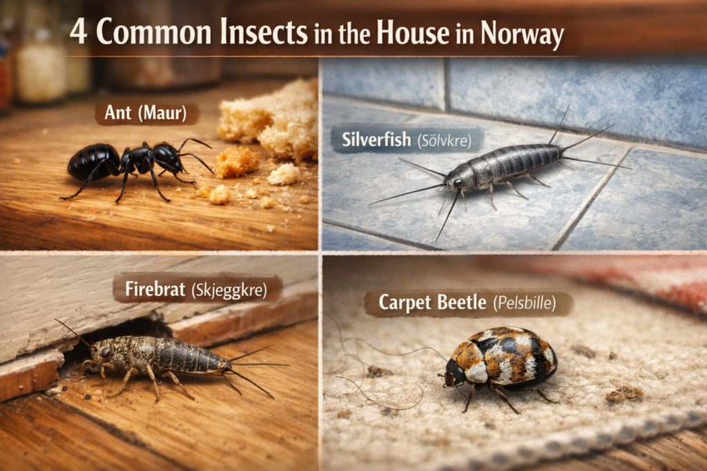 4 Common Insects in the House and How to Identify Them in
